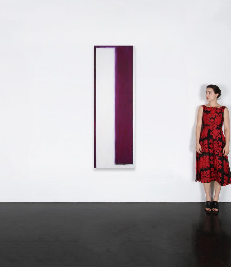 Peter Lodato - Yin and Yang (White Over Magenta) For Sale at 1stDibs