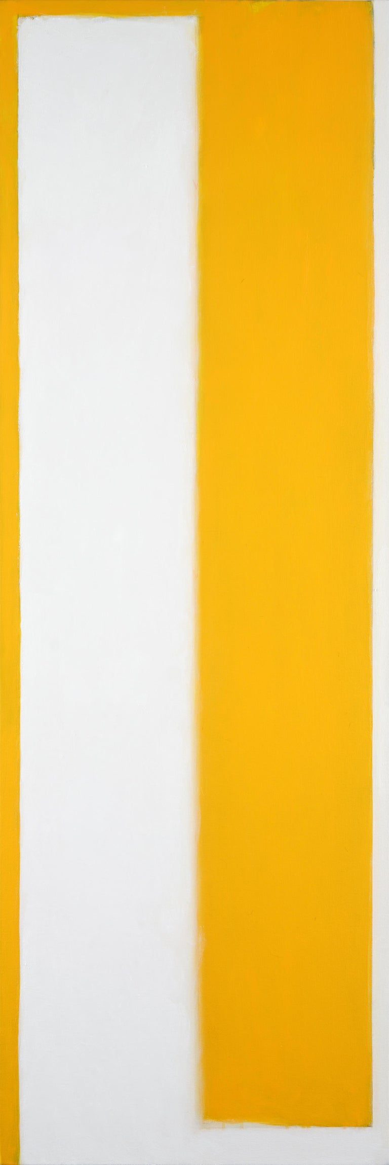 Peter Lodato - Yin and Yang (White over Yellow) For Sale at 1stDibs