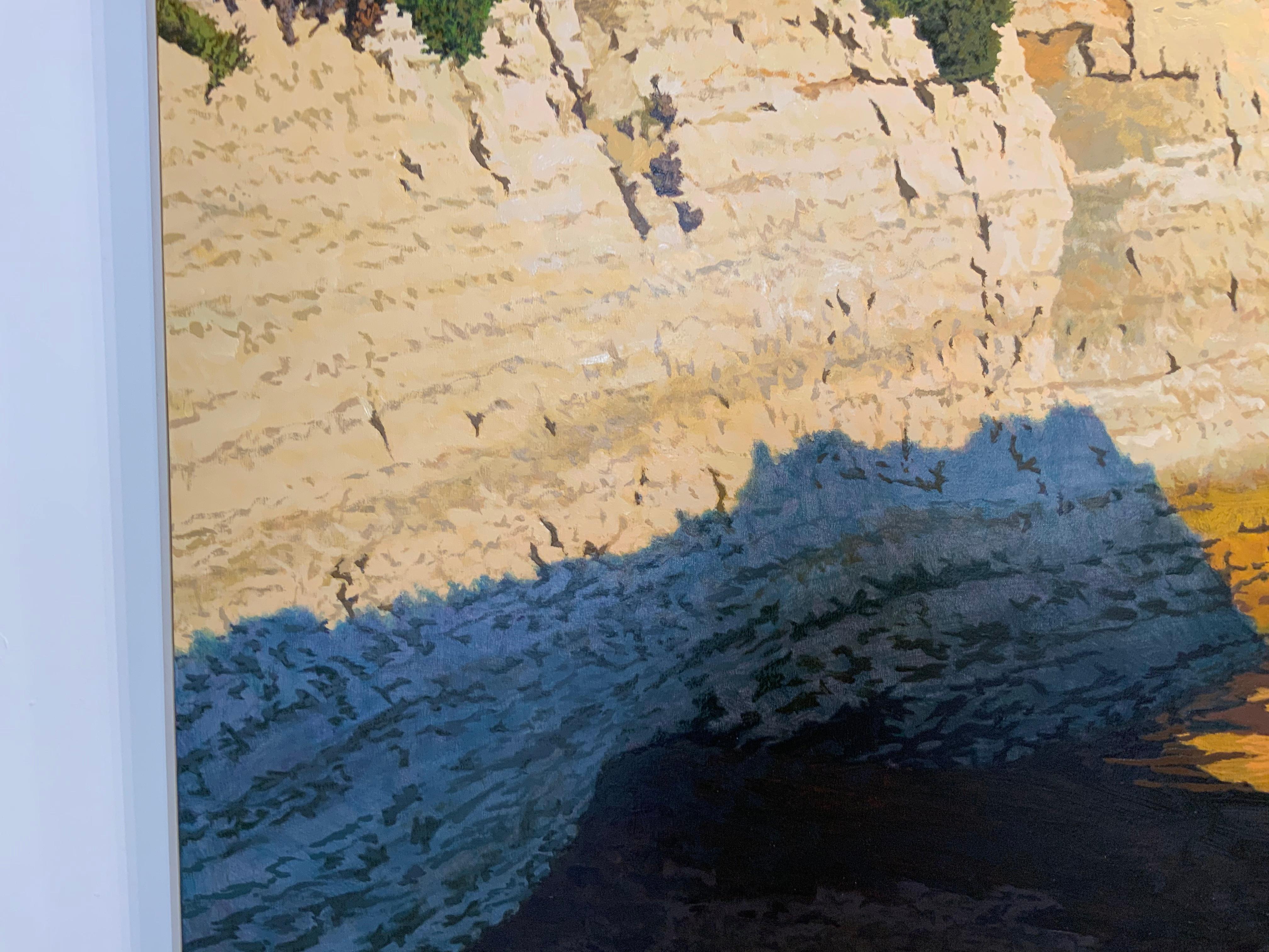 Peter Loftus - Bluffs at Wilder / realist nature 52x80 in. oil on ...