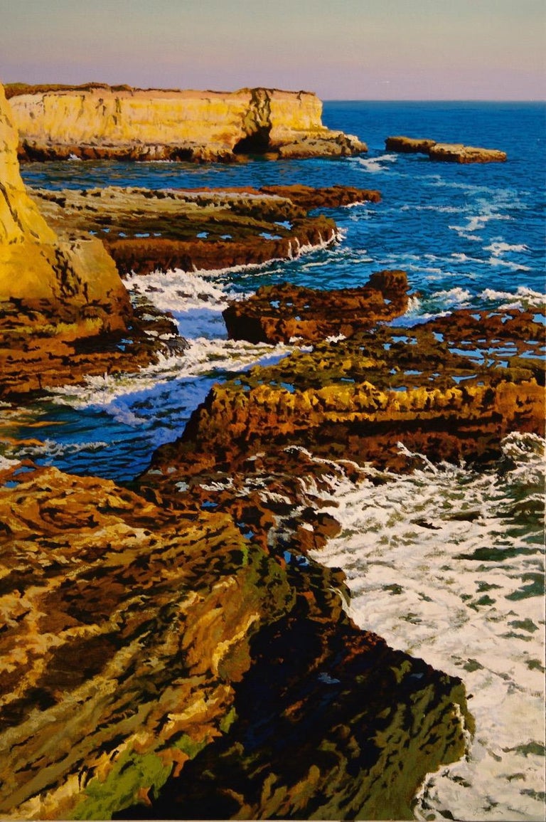 Peter Loftus - Evening Tide at Wilder / realist nature 36x24 in. oil on ...