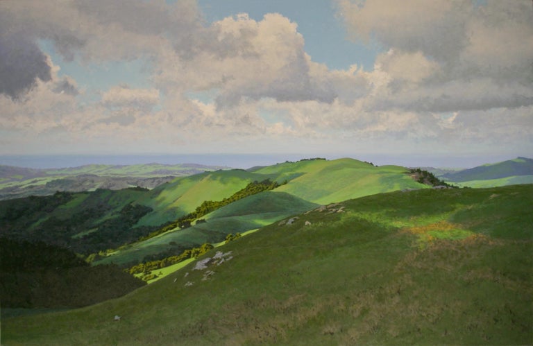 Peter Loftus - Sunshafts II / realist nature 52x80 in. oil on canvas ...