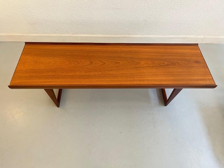 Peter Lovig Nielsen Teak Coffee Table by Dansk Design, Denmark 1965 For ...