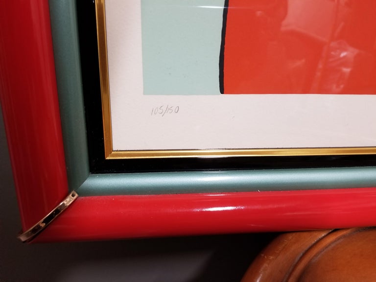 Peter Max "Impressions of a Landscape" Serigraph Signed Original Frame ...