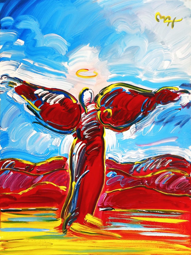Peter Max - ASCENDING ANGEL II VER. II # 1 For Sale at 1stDibs