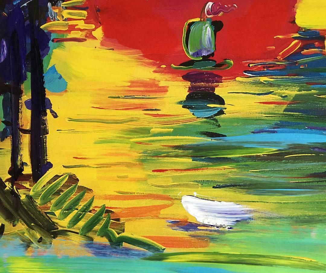 Peter Max - Better World, Peter Max - PAINTING/SIGNED For Sale at ...