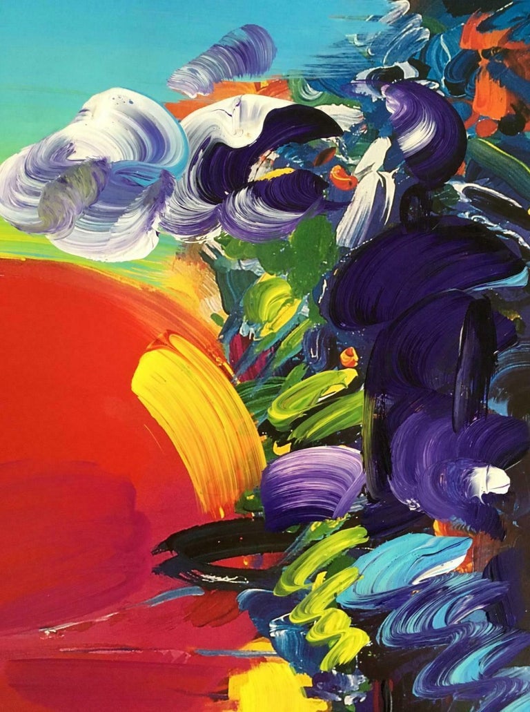 Peter Max - Better World, Peter Max - PAINTING/SIGNED For Sale at 1stDibs