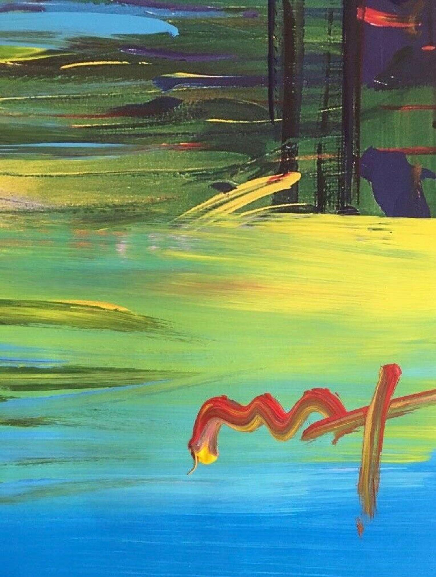 Peter Max - Better World, Peter Max - PAINTING/SIGNED For Sale at ...