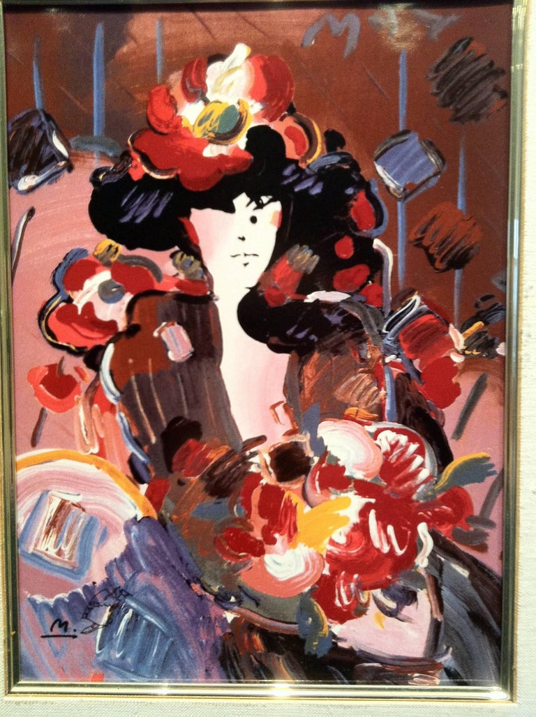 Peter Max - BROWN LADY at 1stDibs