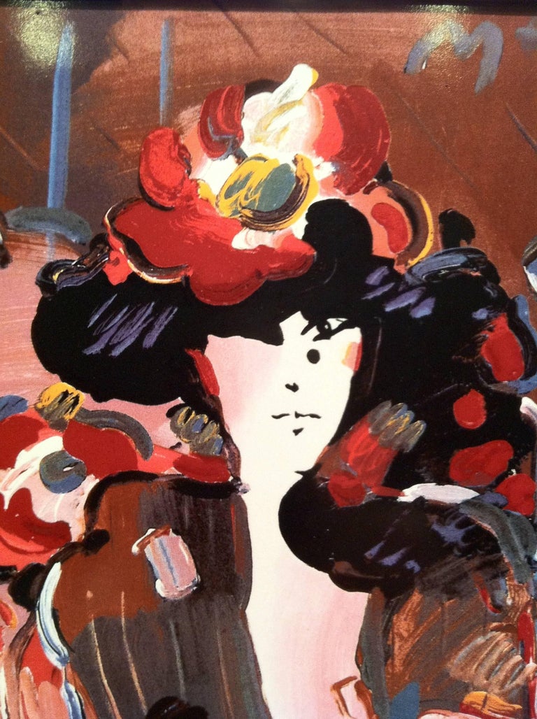 Peter Max - BROWN LADY at 1stDibs