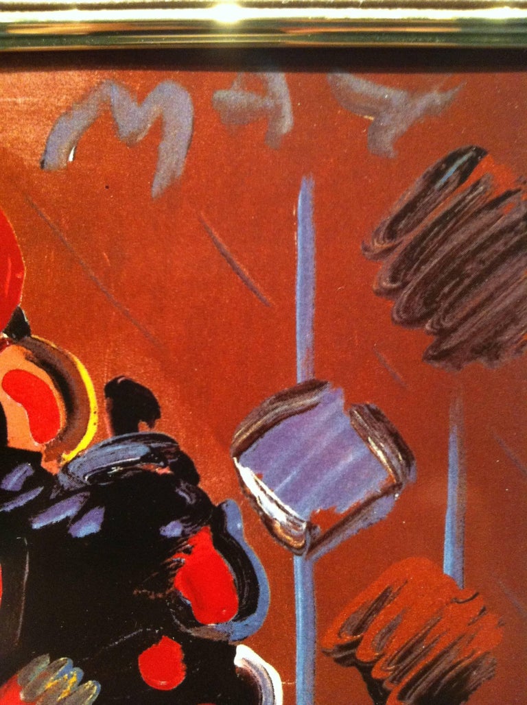 Peter Max - BROWN LADY at 1stDibs