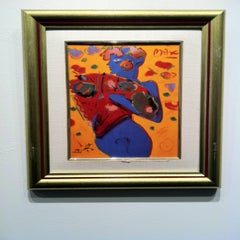 Peter Max - DECO LADY VER IV #11, Painting For Sale at 1stdibs