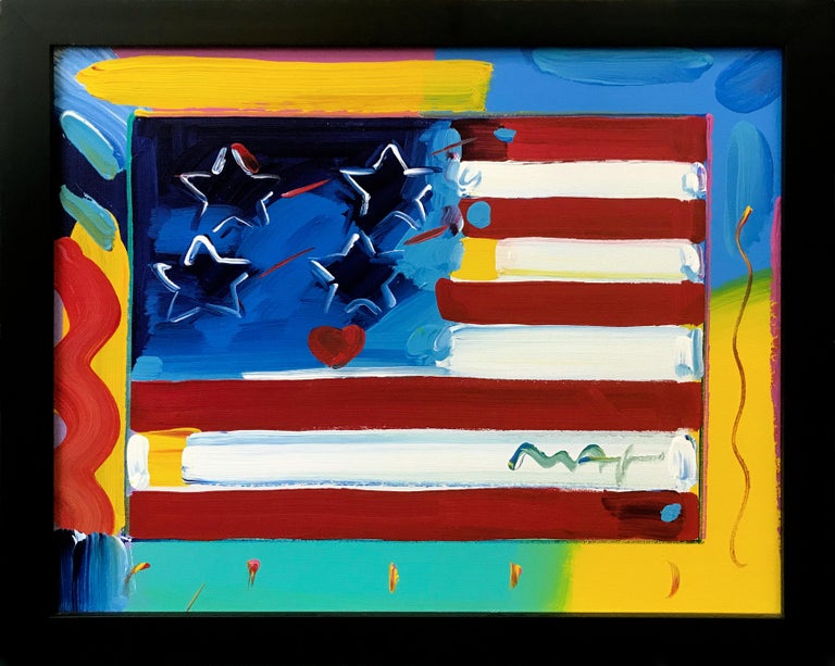 Peter Max - FLAG For Sale at 1stDibs