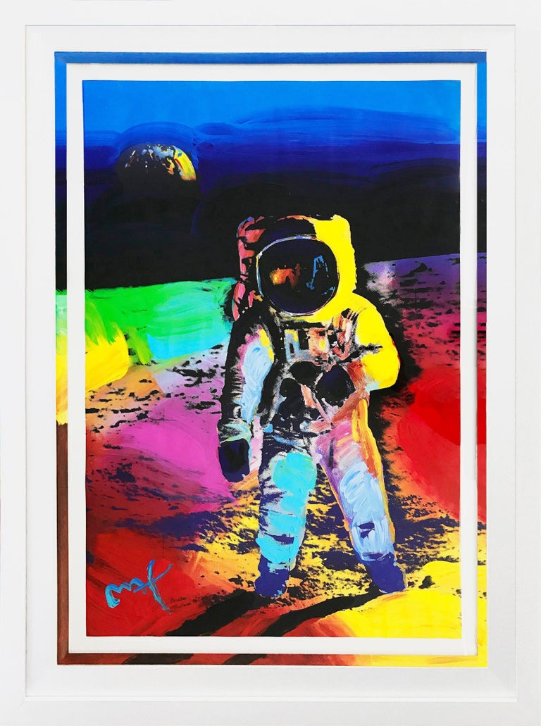 Peter Max - WALKING ON THE MOON #12 at 1stDibs