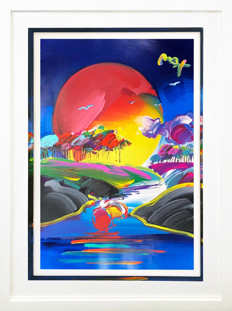 Peter Max - WITHOUT BORDERS II 2007 #442 For Sale at 1stDibs