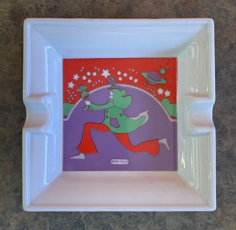 Peter Max Pop Art Ceramic Ashtray by Iroquois For Sale at 1stDibs ...