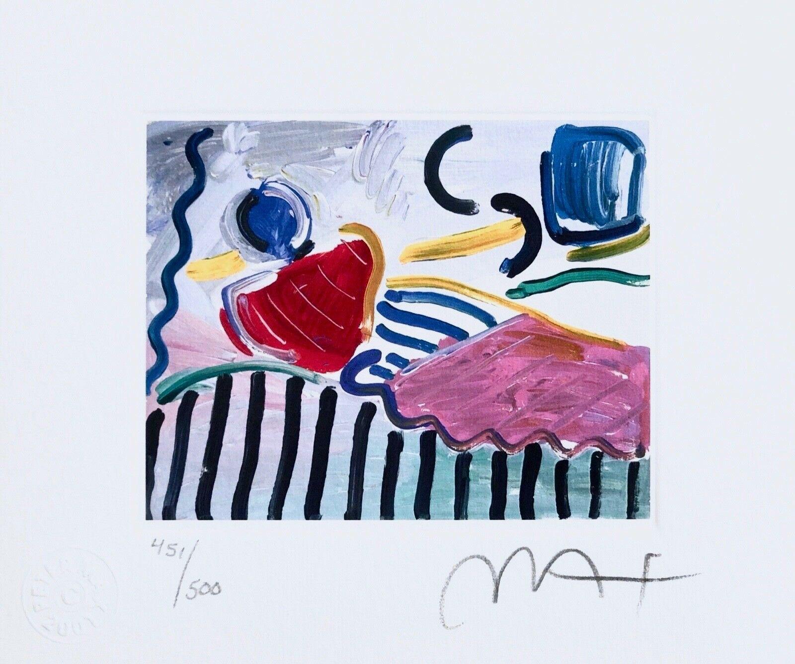 Peter Max - Abstract Figure I, Peter Max - SIGNED For Sale at 1stDibs ...