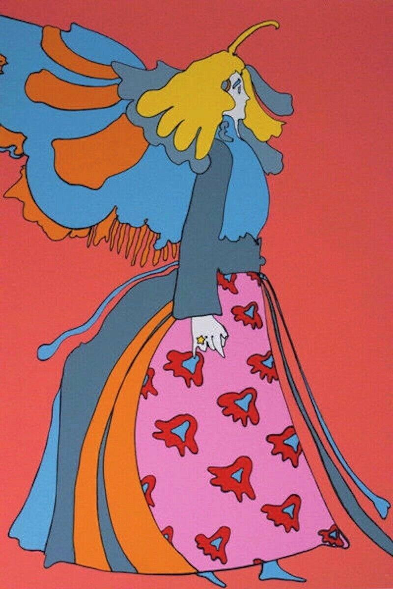Peter Max - Two Figures On Rainbow, Peter Max For Sale at 1stDibs