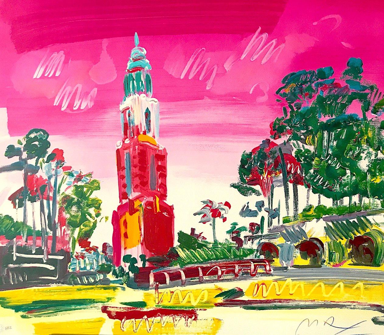 Peter Max - Abstract Flowers II, Limited Edition Lithograph, Peter Max ...