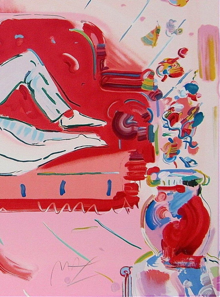 Peter Max - Degas and Woman, Peter Max - SIGNED For Sale at 1stDibs