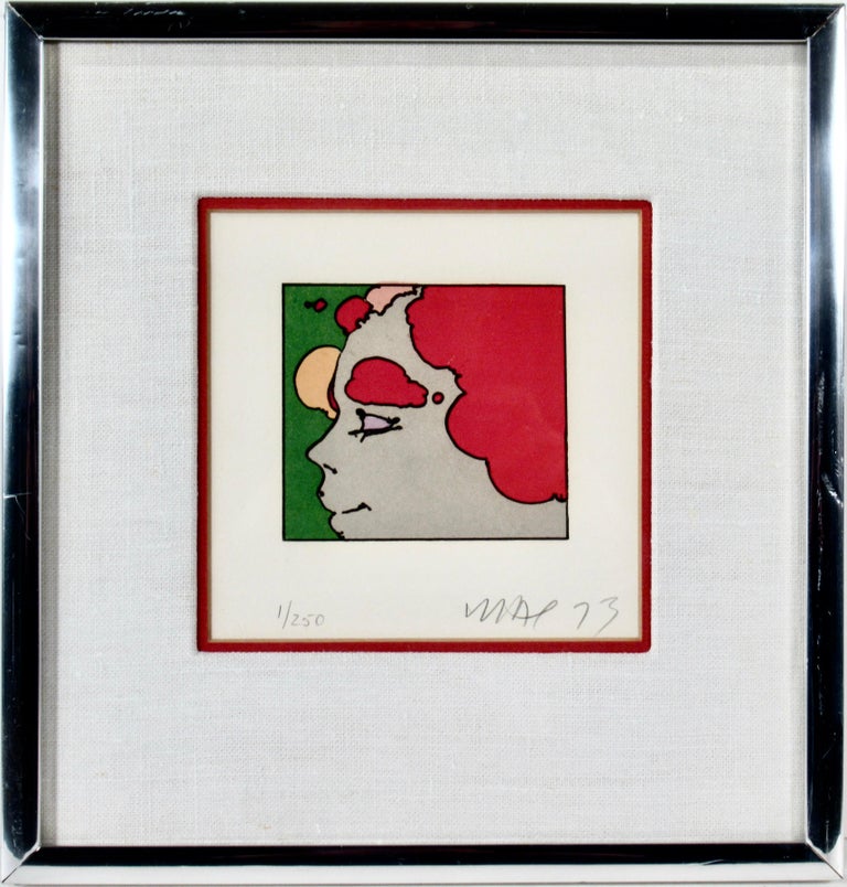 Peter Max - Face de Profile For Sale at 1stDibs