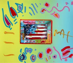 Peter Max - Abstract Flowers II, Limited Edition Lithograph, Peter Max ...