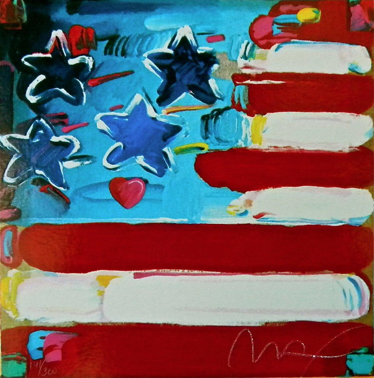 Peter Max - Flag (Retro Suite II) at 1stDibs