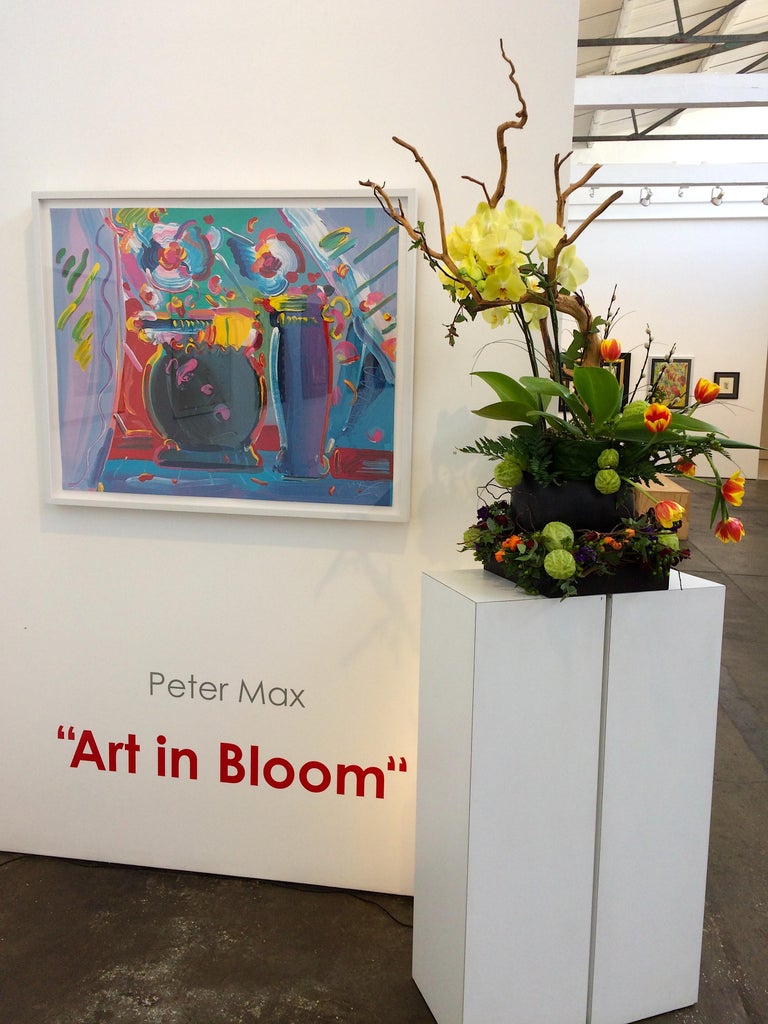 Peter Max - Flower Blossom III For Sale at 1stDibs | peter max flowers