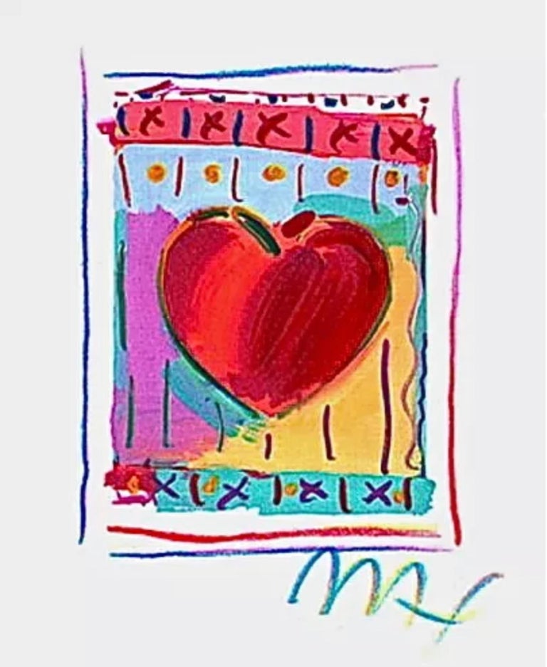 Peter Max - Heart Series II, Peter Max For Sale at 1stDibs