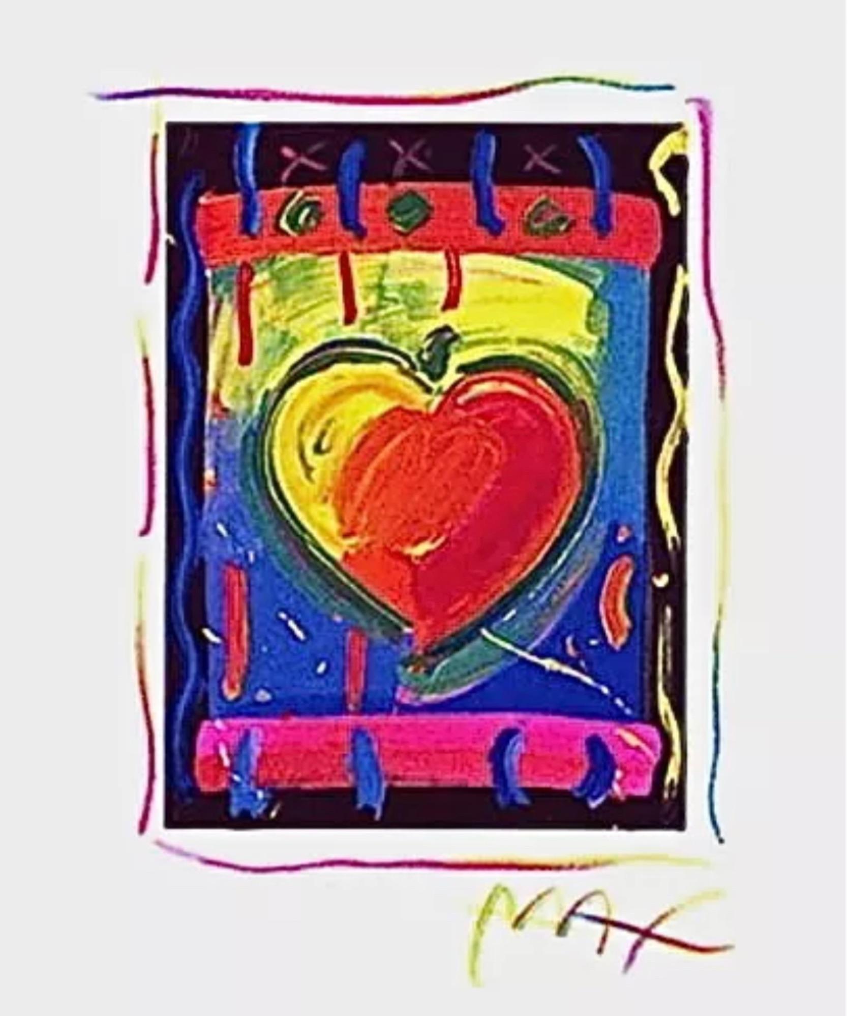 Peter Max - Heart Series V, Peter Max For Sale at 1stDibs