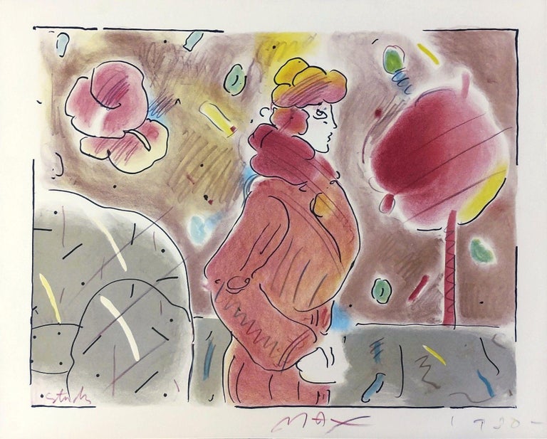 Peter Max - IN HIS GARDEN For Sale at 1stDibs