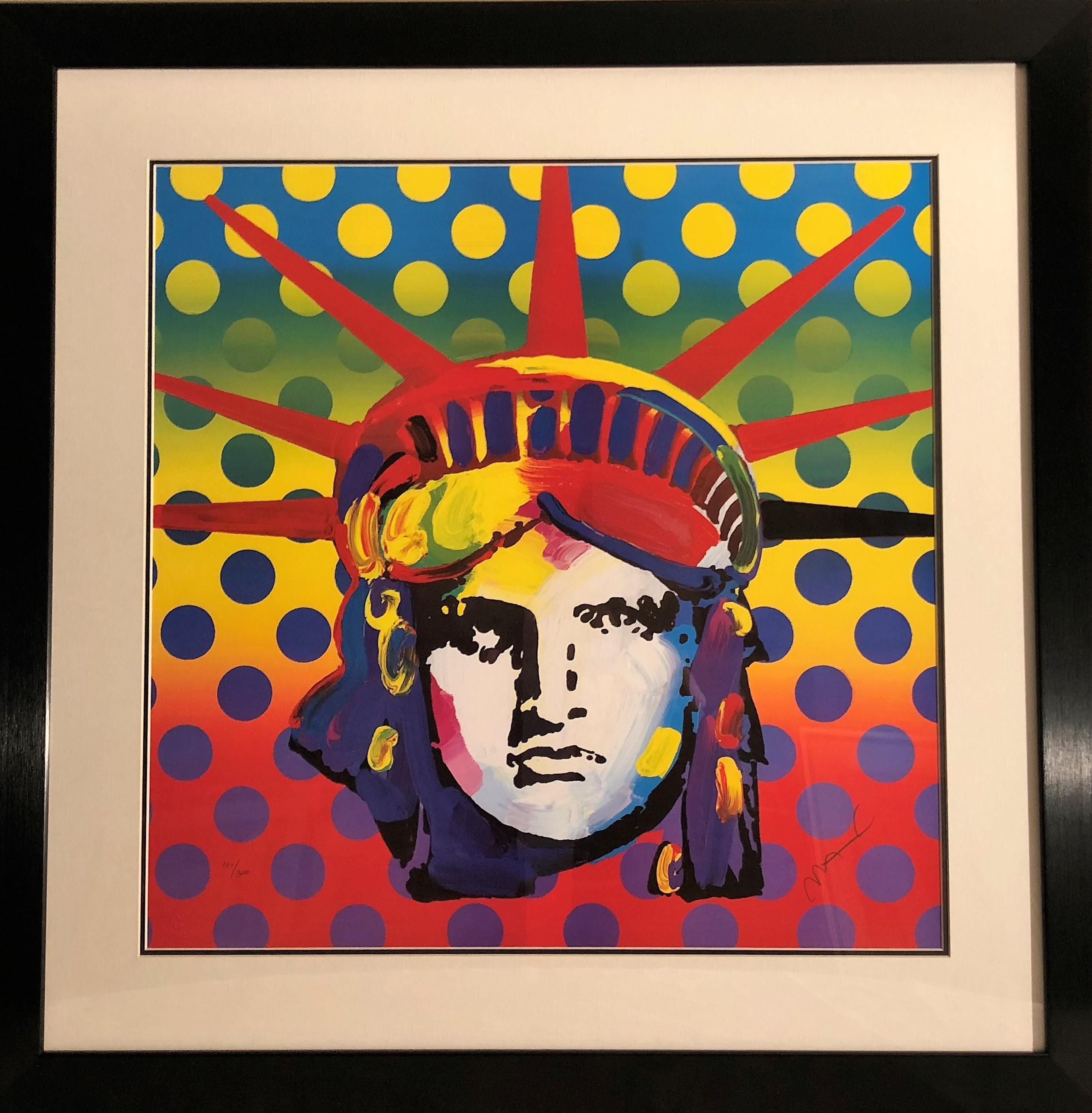 Peter Max - Liberty Head (The Complete Set of 4 Hand-Signed Colour ...