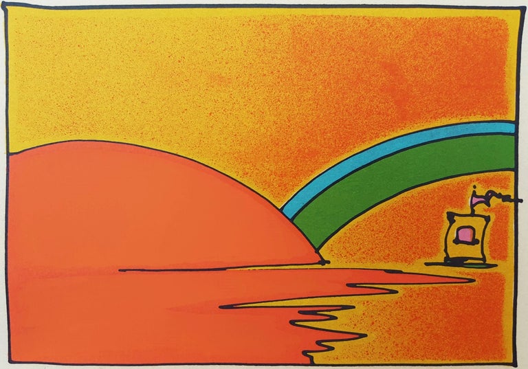 Peter Max - Little Boat II at 1stDibs