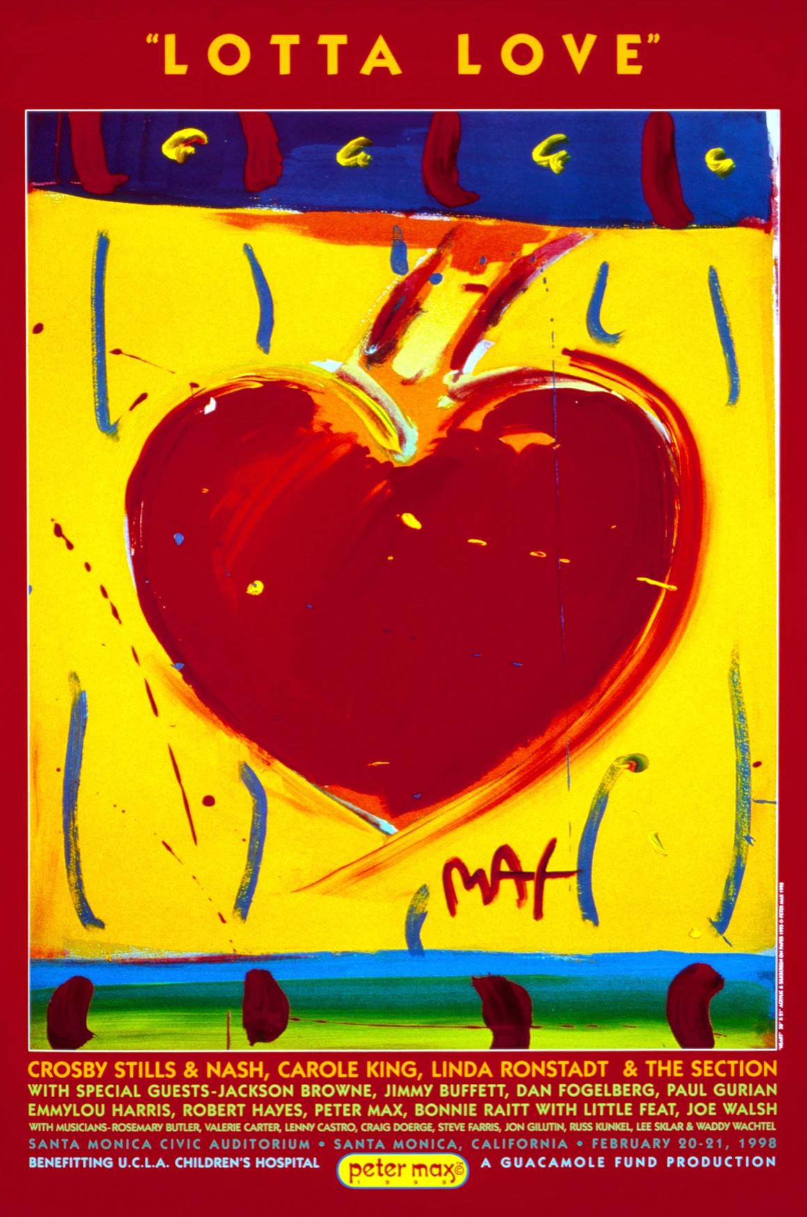 Peter Max - New Moon, Peter Max For Sale at 1stDibs