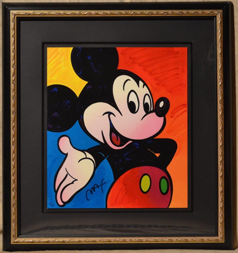 Peter Max - Mickey Mouse (The Complete Set of 4 Hand-Signed Color ...