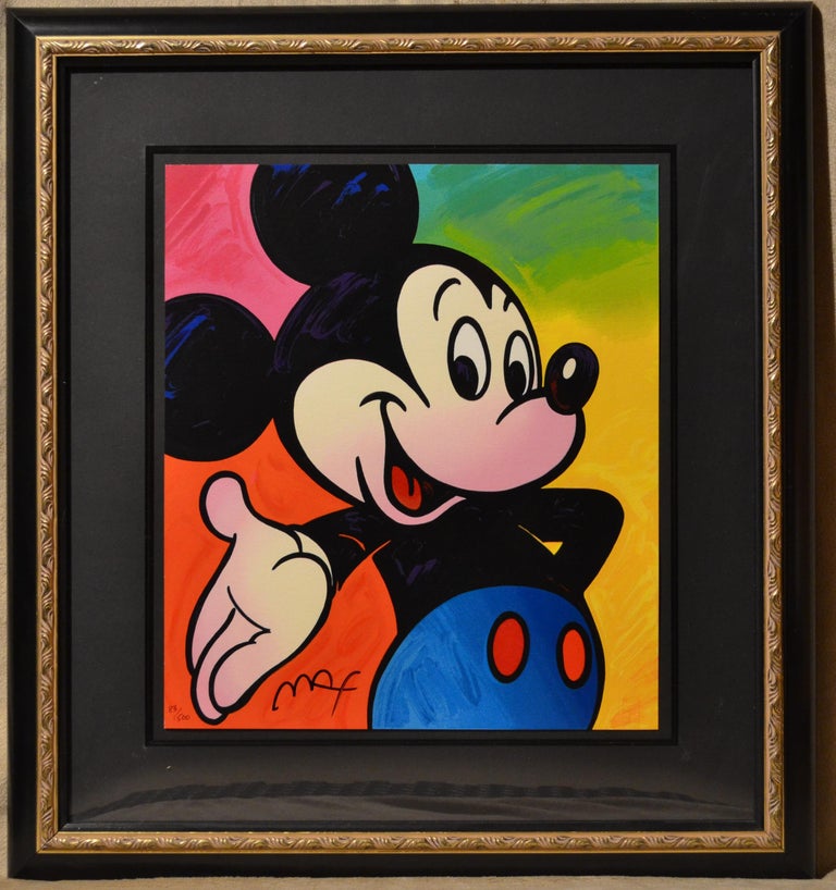 Peter Max - Mickey Mouse (The Complete Set of 4 Hand-Signed Color ...