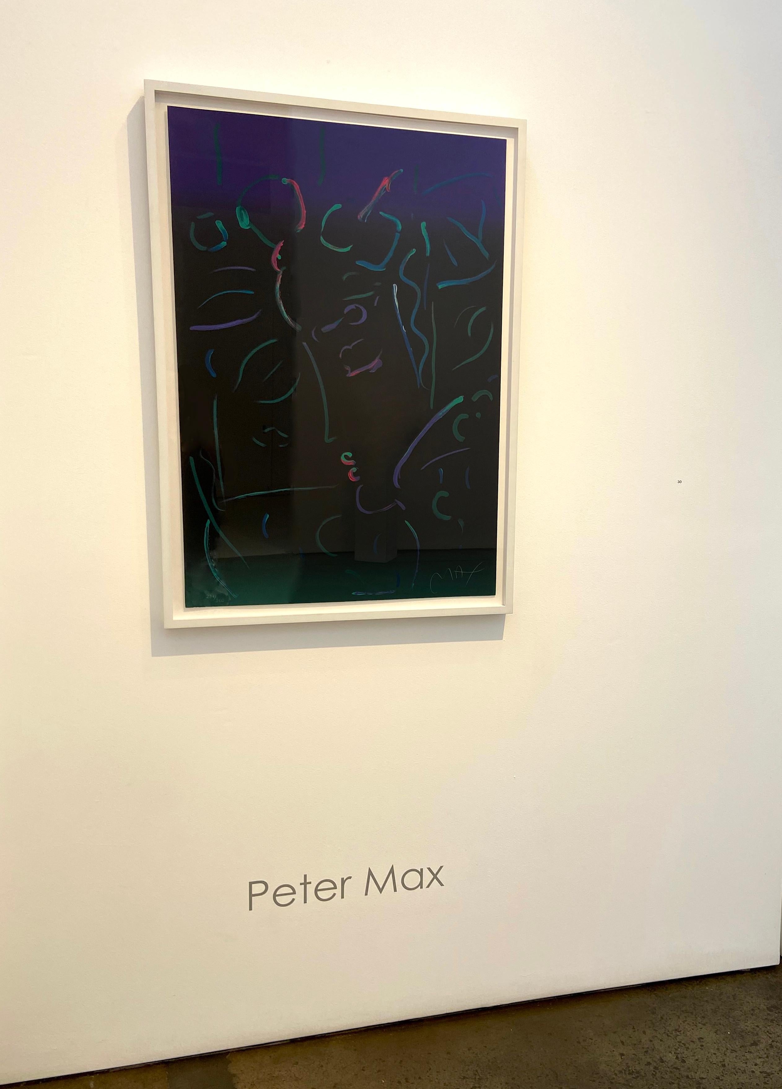 Peter Max - Midnight Profile For Sale at 1stDibs | peter max midnight ...