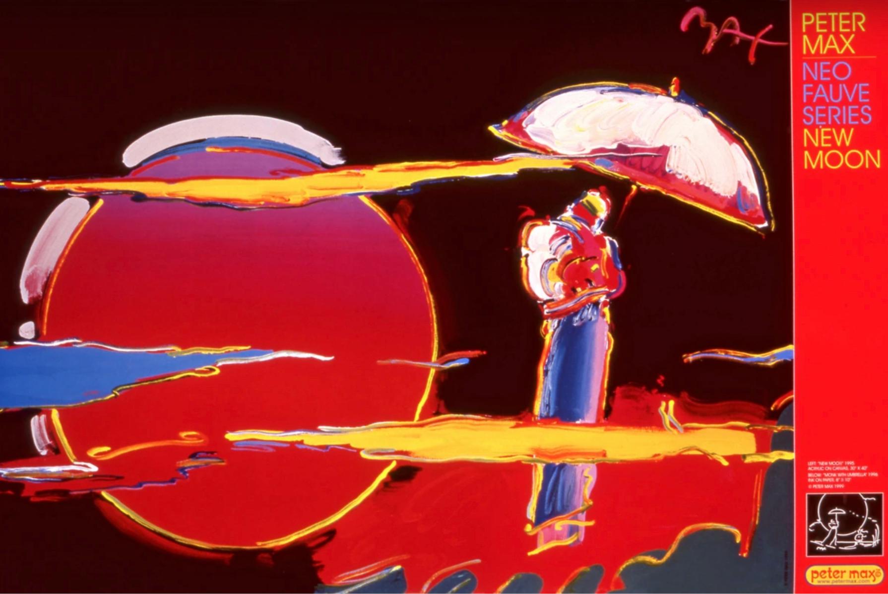 Peter Max - Cosmic Saturn, Peter Max — SIGNED For Sale at 1stDibs