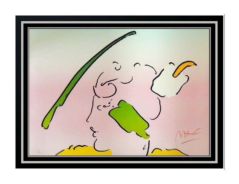 Peter Max - Peter Max In Horizon Color Lithograph Hand Signed Vintage ...