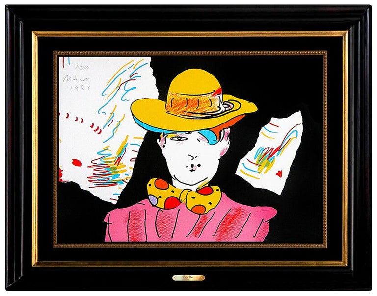 Peter Max - Peter Max Vintage Color Screenprint Hand Signed Pop Artwork ...