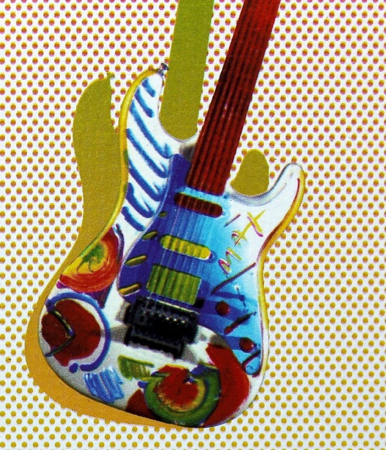 Peter Max - Rock N' Roll Guitar I, Peter Max For Sale at 1stDibs