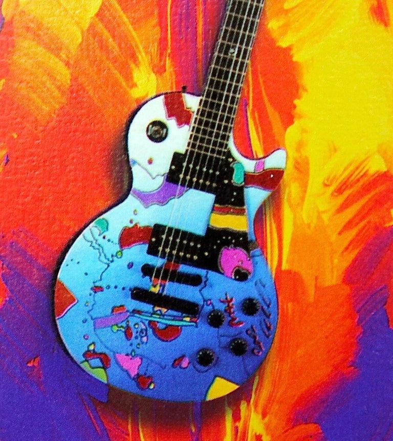 Peter Max - Rock N' Roll Guitar III, Peter Max For Sale at 1stDibs