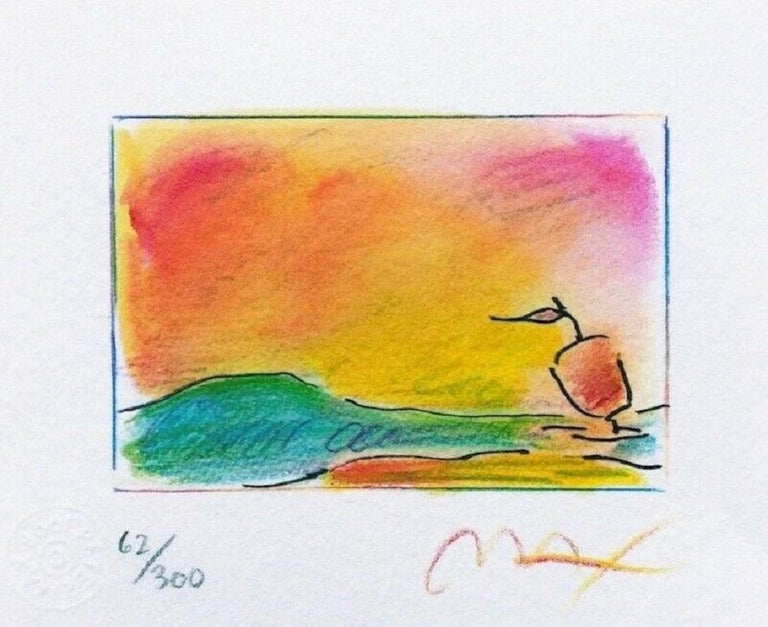 Peter Max - Sailboat Series III, Peter Max - SIGNED For Sale at 1stDibs