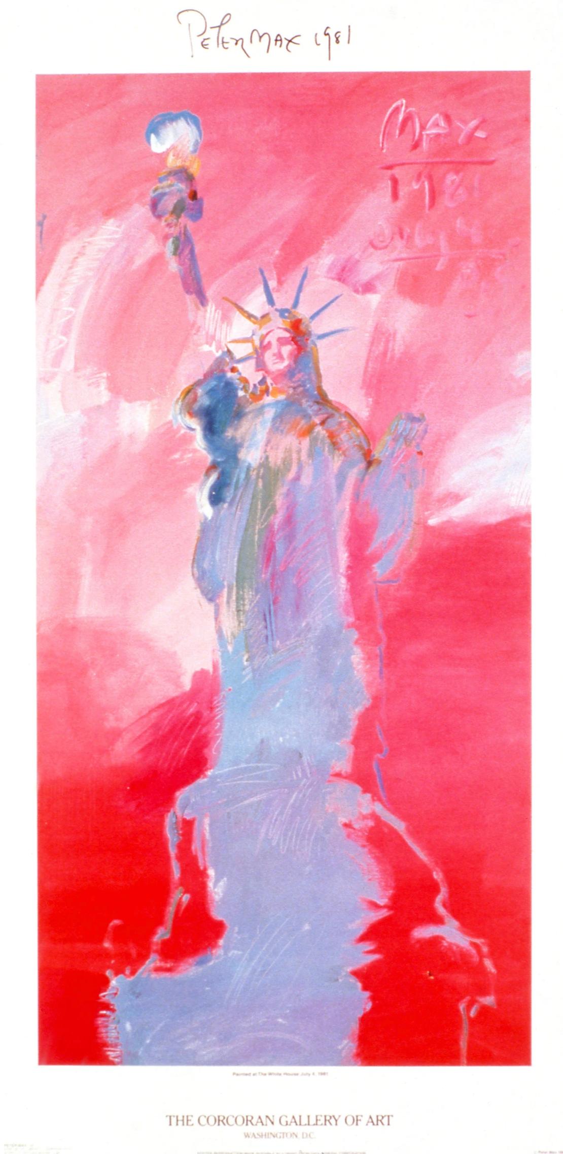 Peter Max - Statue of Liberty 2000 II at 1stDibs