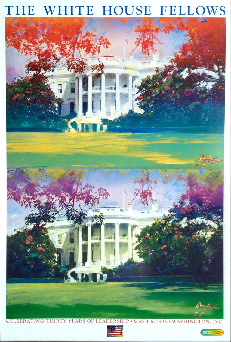 Peter Max - THE WHITE HOUSE FELLOWS White House Portrait Wash. DC, Pop ...