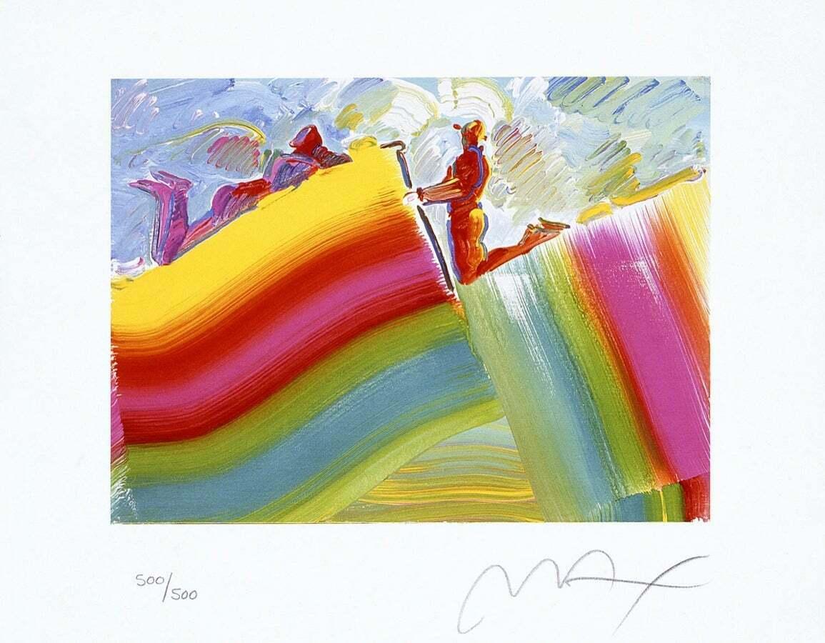 Peter Max - Abstract Flowers II, Limited Edition Lithograph, Peter Max ...