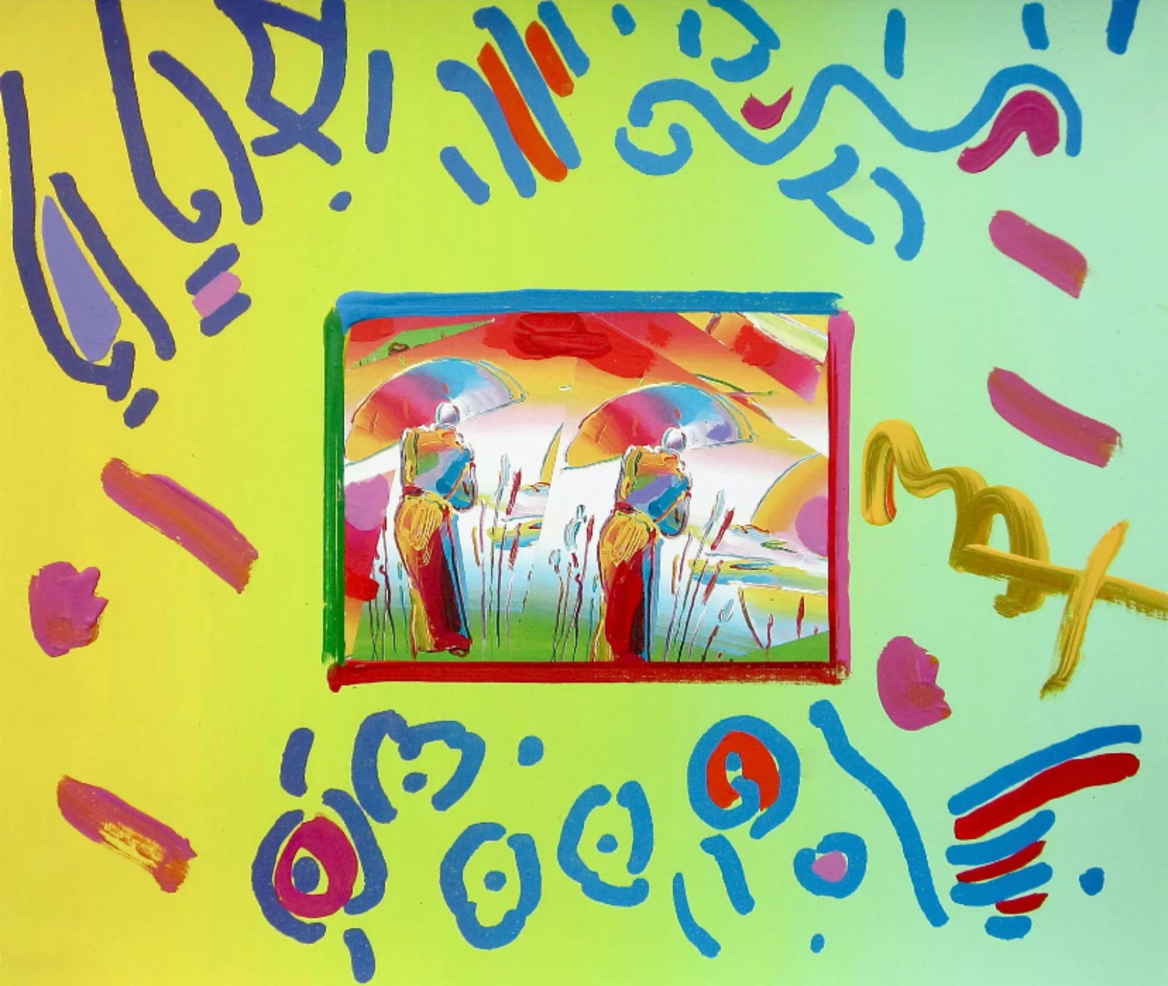 Peter Max - Flower Abstract, Lithograph by Peter Max For Sale at 1stdibs