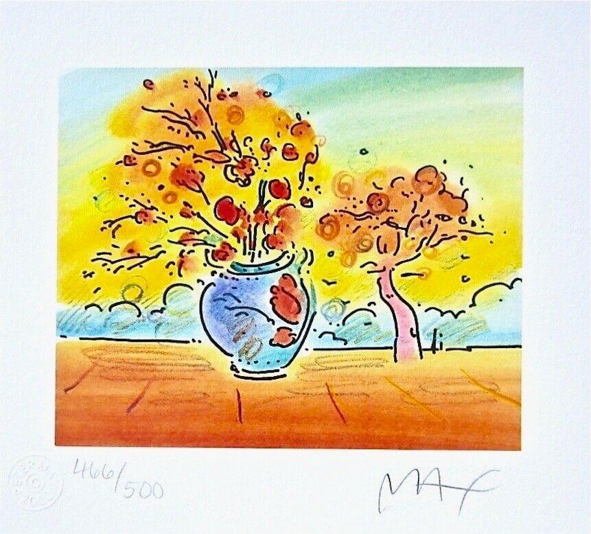 Peter Max - Cosmic Flyer in Space, Peter Max - SIGNED For Sale at 1stDibs