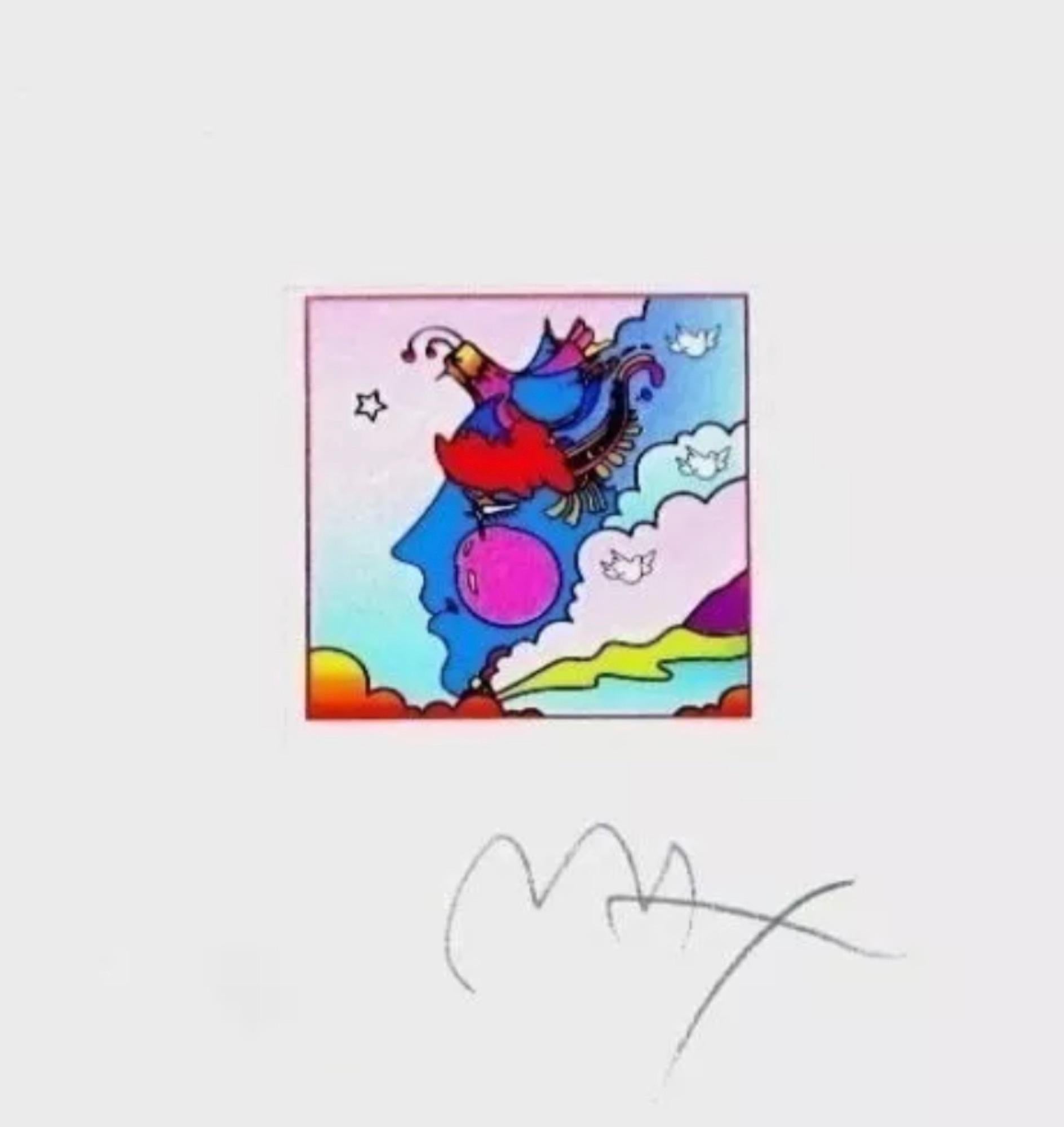 Peter Max - Midnight Profile For Sale at 1stDibs | peter max 1972 ...