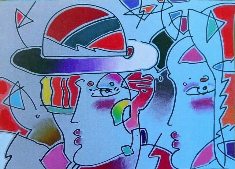 Peter Max - Zero Man in Love, Peter Max For Sale at 1stDibs
