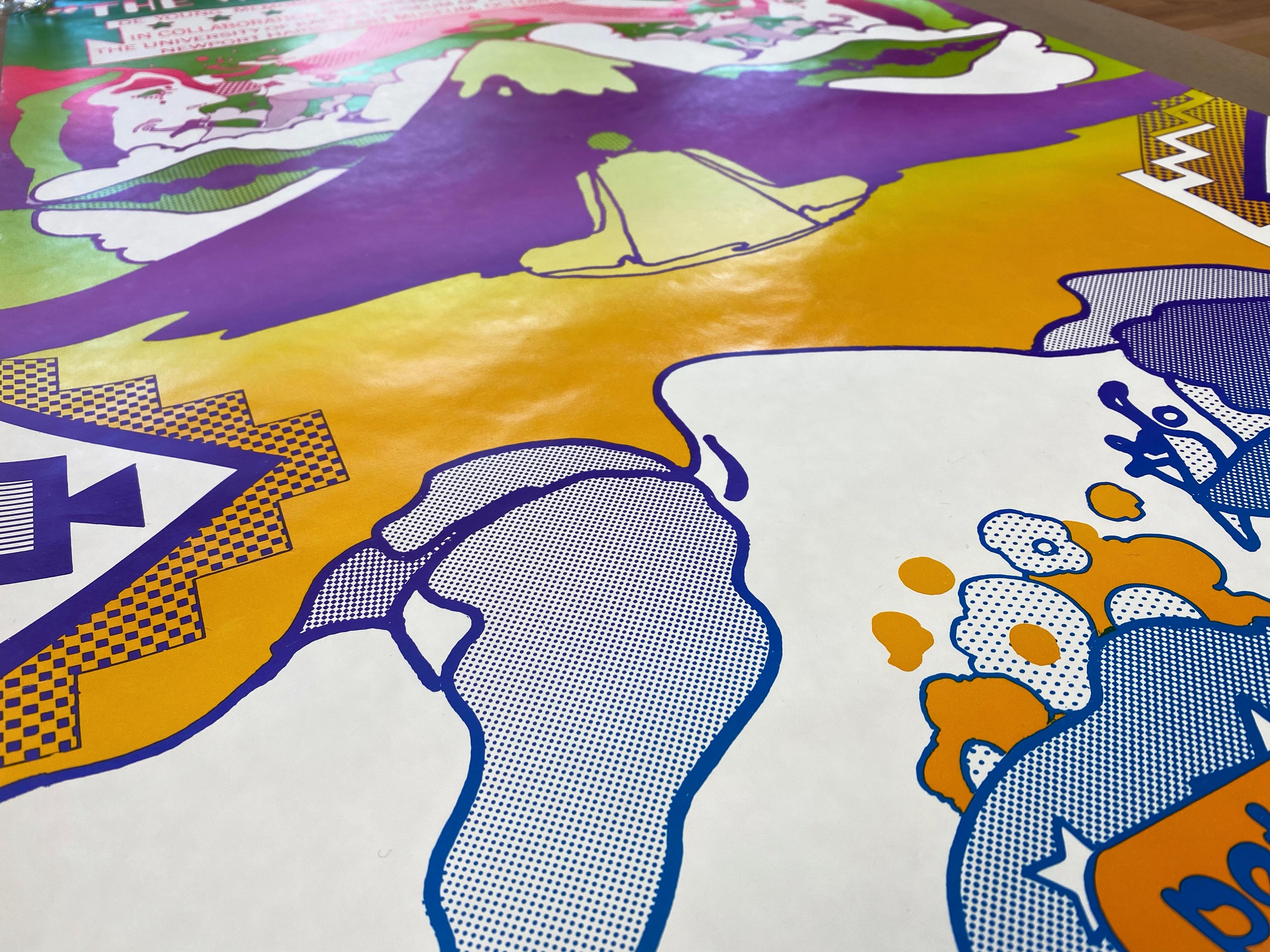 Peter Max “The World of Peter Max” Museum Exhibition Serigraph Poster ...